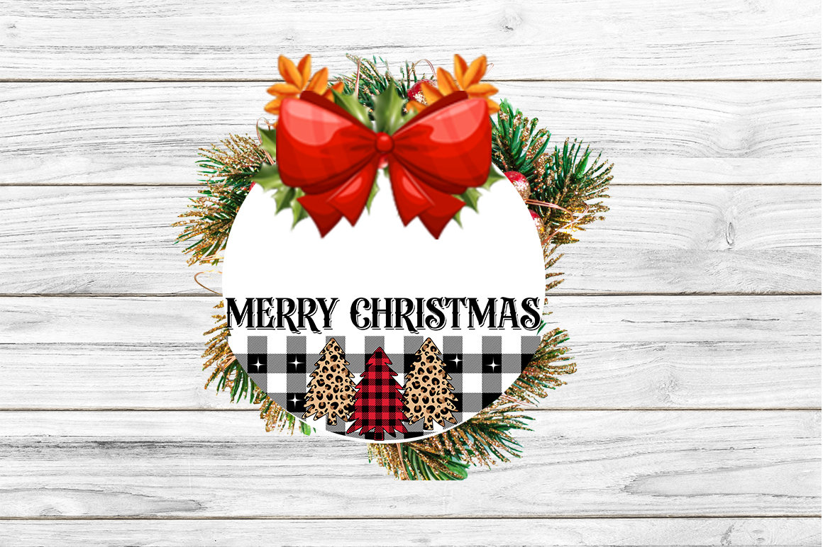 Christmas Round Sign Bundle, Merry Christmas Round Sign, Christmas Sign ...