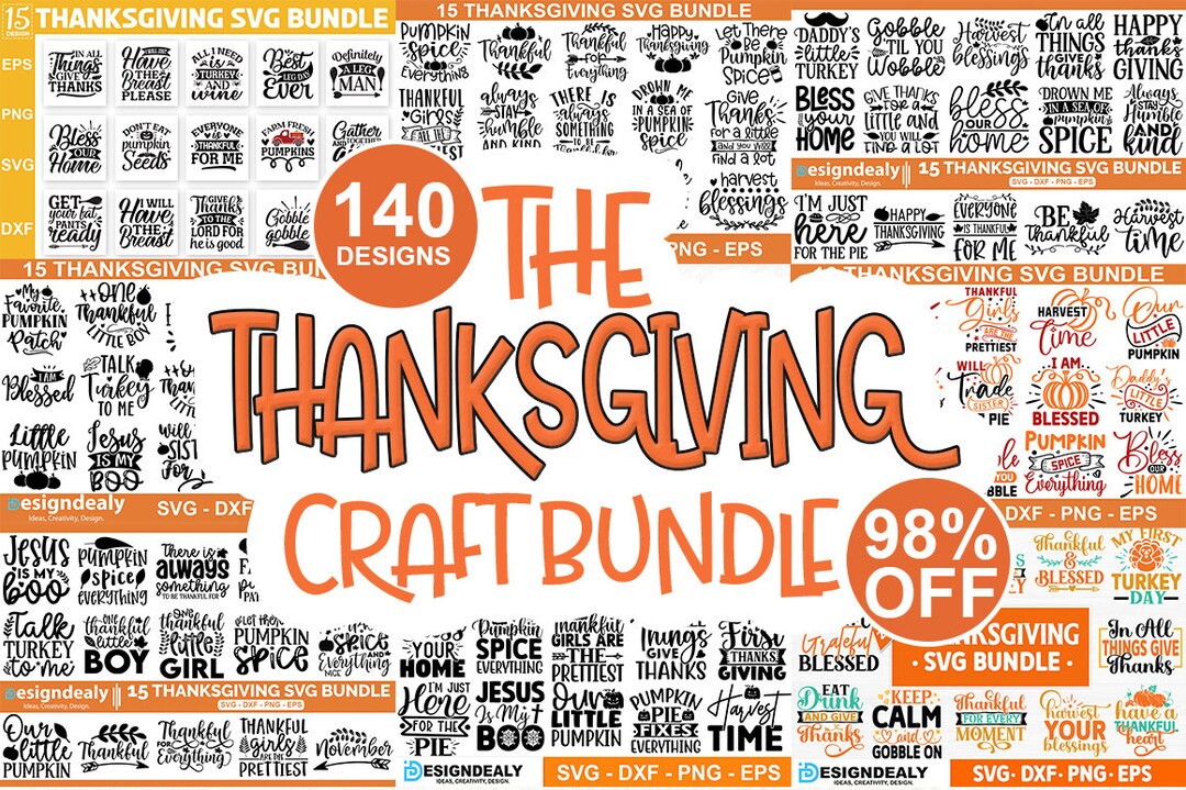 Thanksgiving Mega Svg Bundle, Thanksgiving Svg Bundle, Mega Clipart Png ...