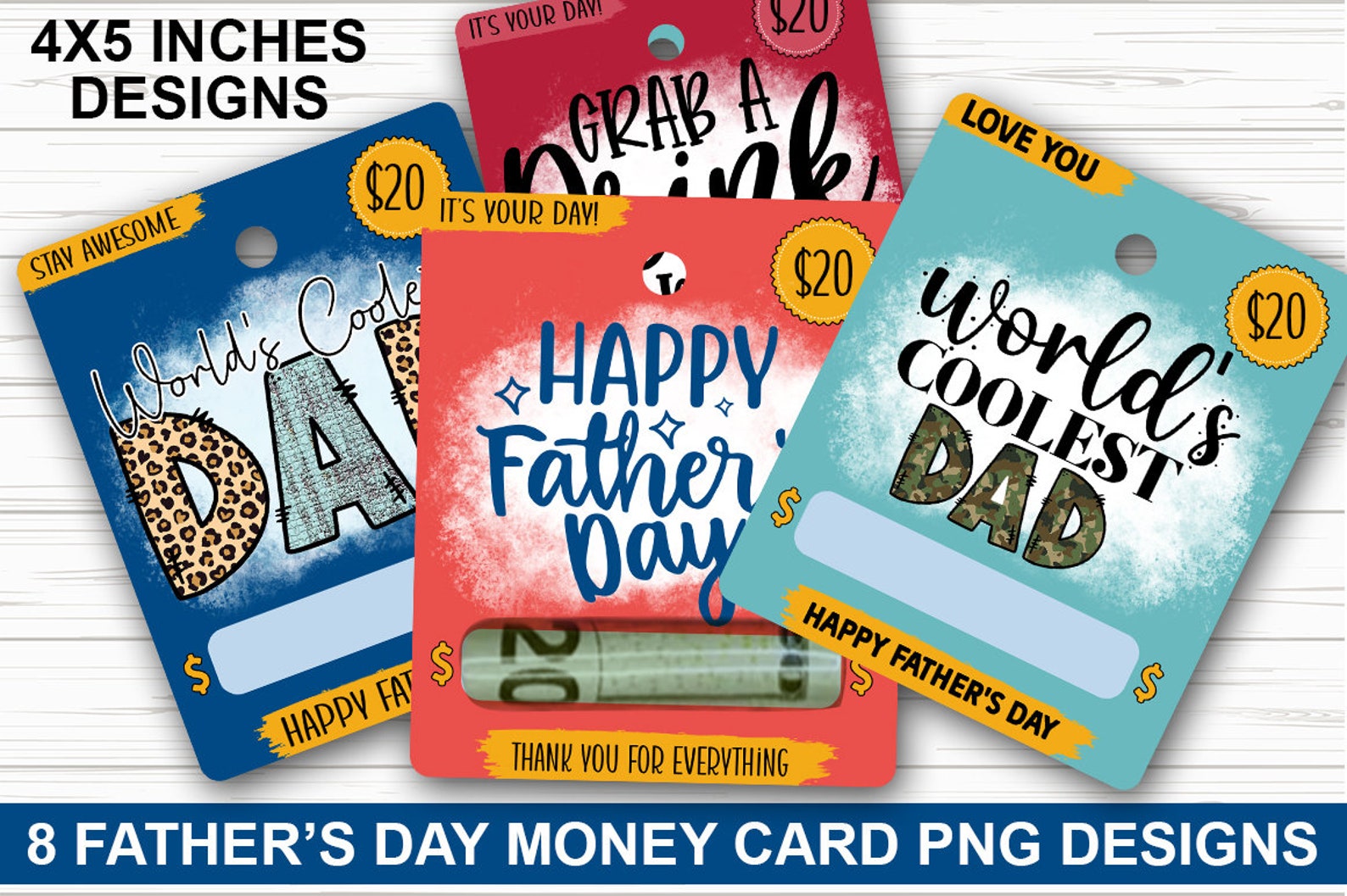 Father's Day Money Card, Happy Fathers Day Money Card Png, Cool Papa ...