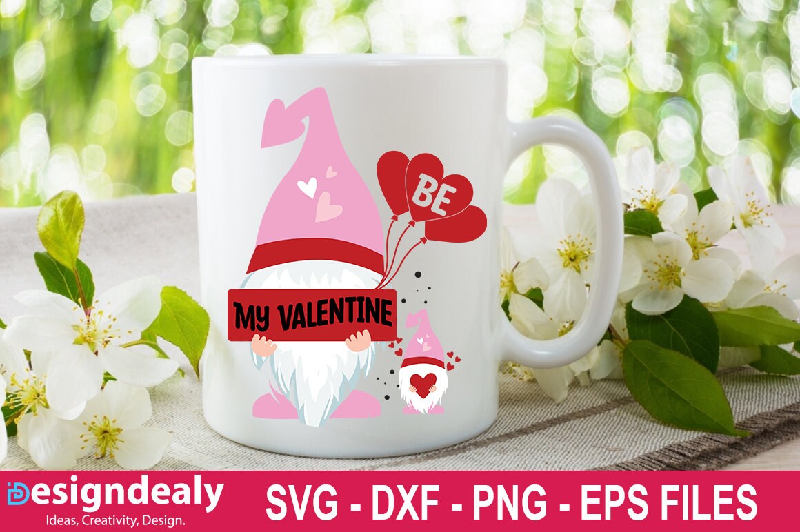 20 Valentine Gnomes Svg Bundle, Be Mine Gnomes Svg, Valentine Gnomes ...