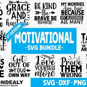 Motivational SVG, Bundle, Inspirational Quotes SVG,, Life Quotes,cut ...