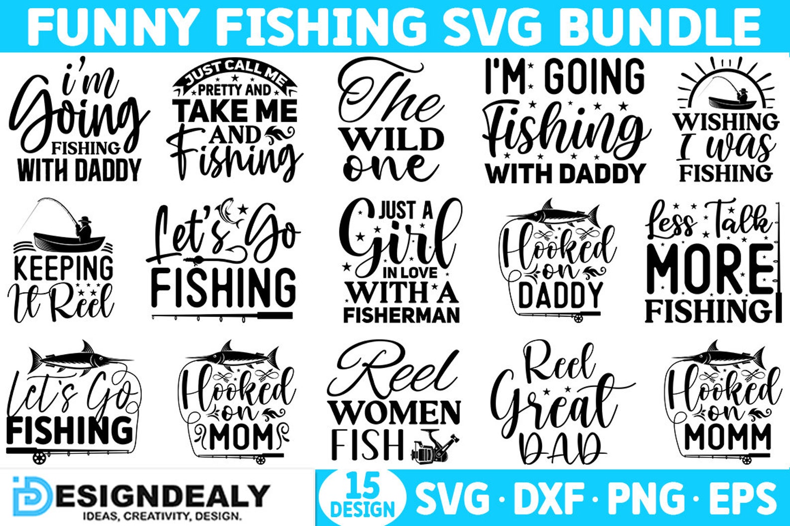 Fishing SVG Bundle, Fishing Quotes, Fishing Sayings, Fishing SVG ...