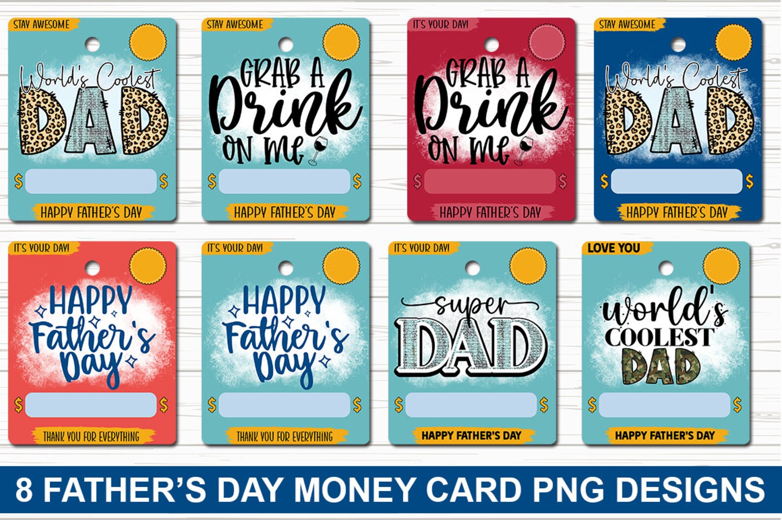 Father's Day Money Card, Happy Fathers Day Money Card Png, Cool Papa ...