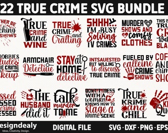 True Crime Sublimation Bundle, True Crime Bundle, Mystery Png, Crime ...