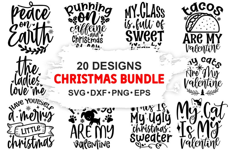 300 Mega Svg Bundle, Trendy Svg Bundle, Mega Clipart Png Bundle, T ...