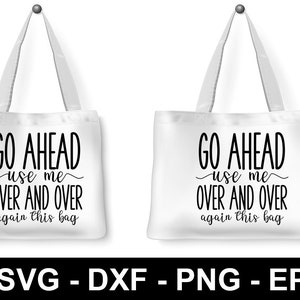 Tote Bag SVG Bundle, Tote Bag Quote Svg, Emotional Baggage Svg, Retro ...