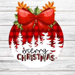 Christmas Round Sign Bundle, Merry Christmas Round Sign, Christmas Sign ...