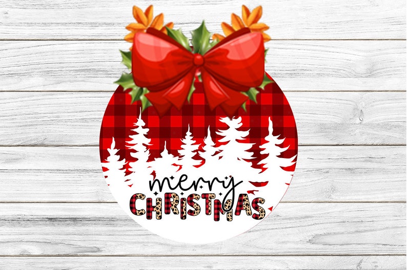Christmas Round Sign Bundle, Merry Christmas Round Sign, Christmas Sign ...