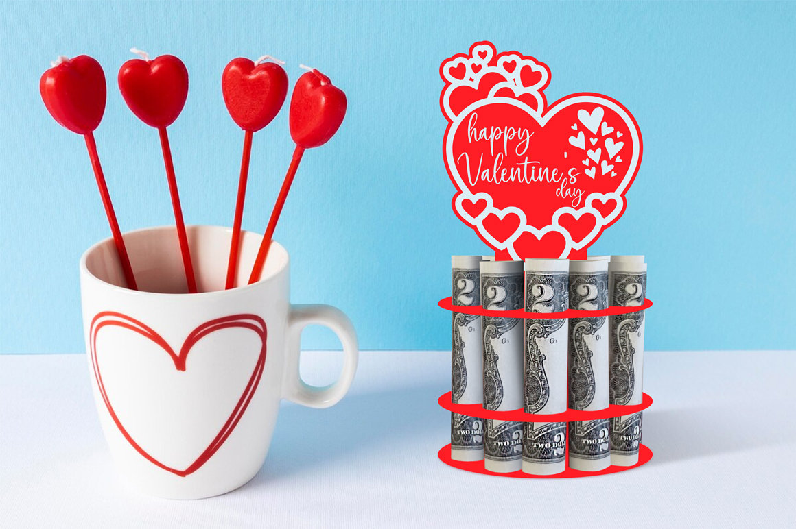 Valentine-s Day Money Cake Bundle, Funny Valentine Money Cake Bundle ...