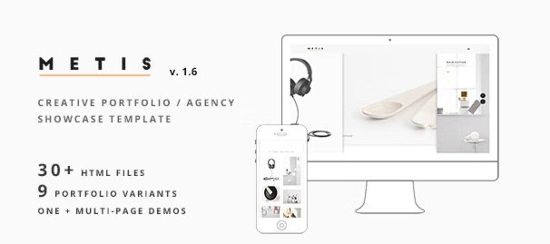 Metis Creative Portfolio / Agency Template, Html, Tamplate, Html Tempalte, Html Theme, Ecommerce ...