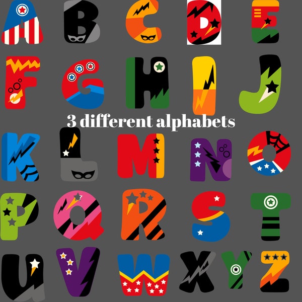 Super Hero Font - Etsy