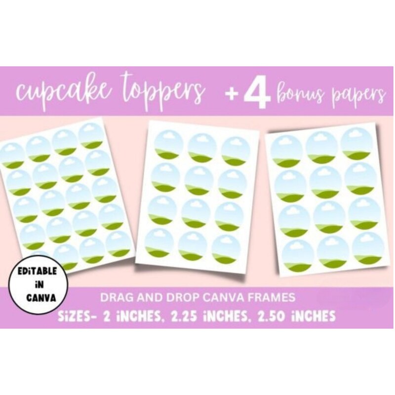 Cupcake Topper - Etsy