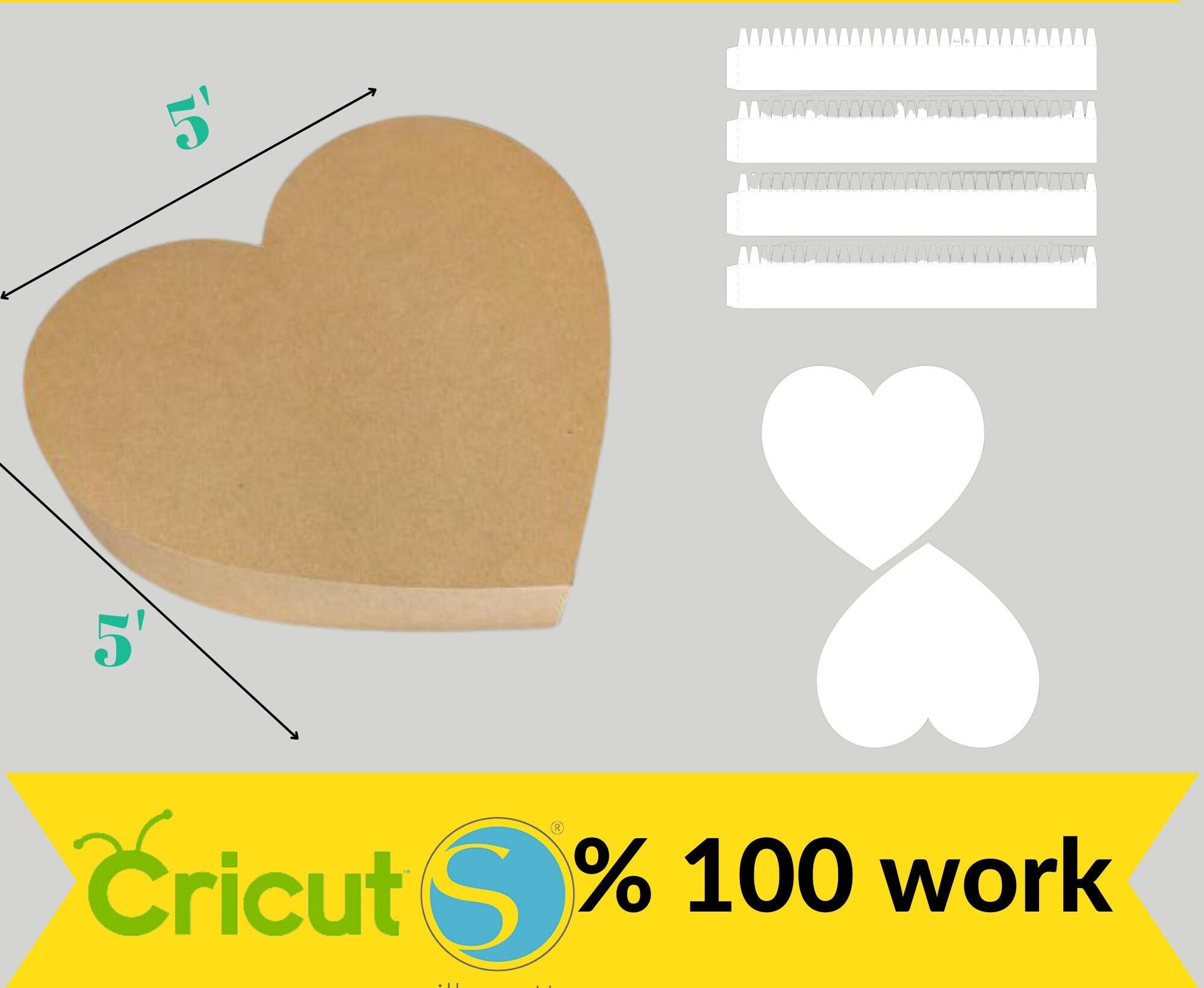 Heart Box Svg, Heart Box Template, Heart Box Die Cut, Box Svg, Party ...