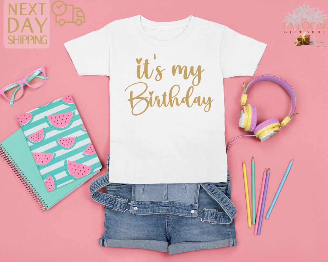 Its My Birthday Shirts Birthday Party Crew Shirts Etsy