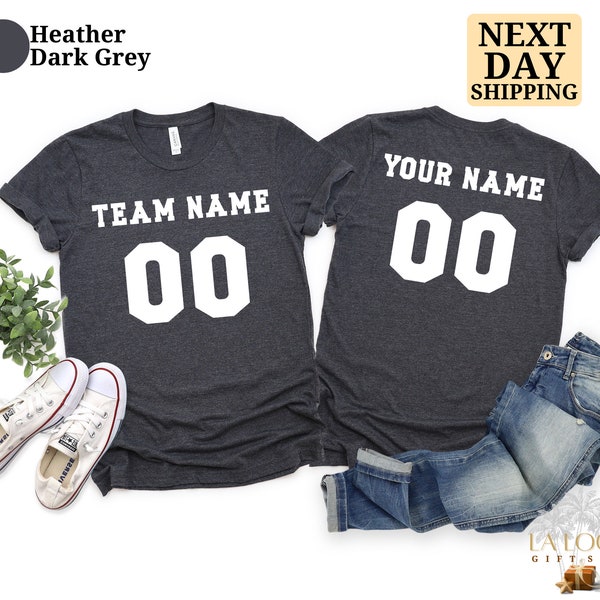 Soccer Team and Number Shirt - Etsy