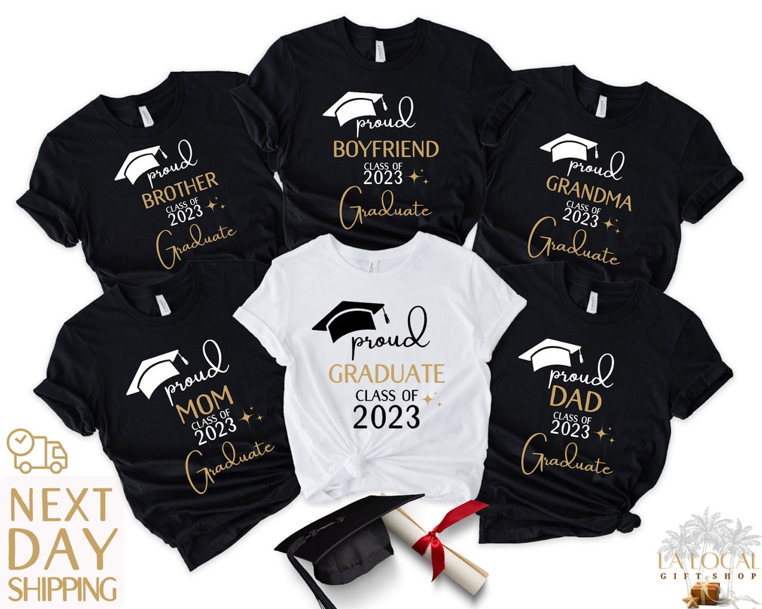 Class of 2023 Graduation Shirts: Proud Family Graduate Matching Tees - Etsy