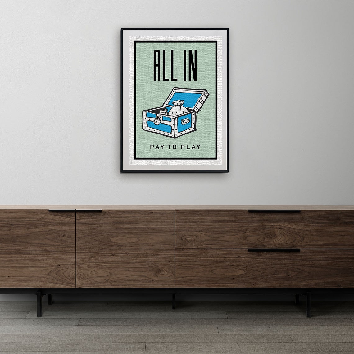 Alec Monopoly Canvas Monopoly Set Goals and Go New Monopoly Art ...