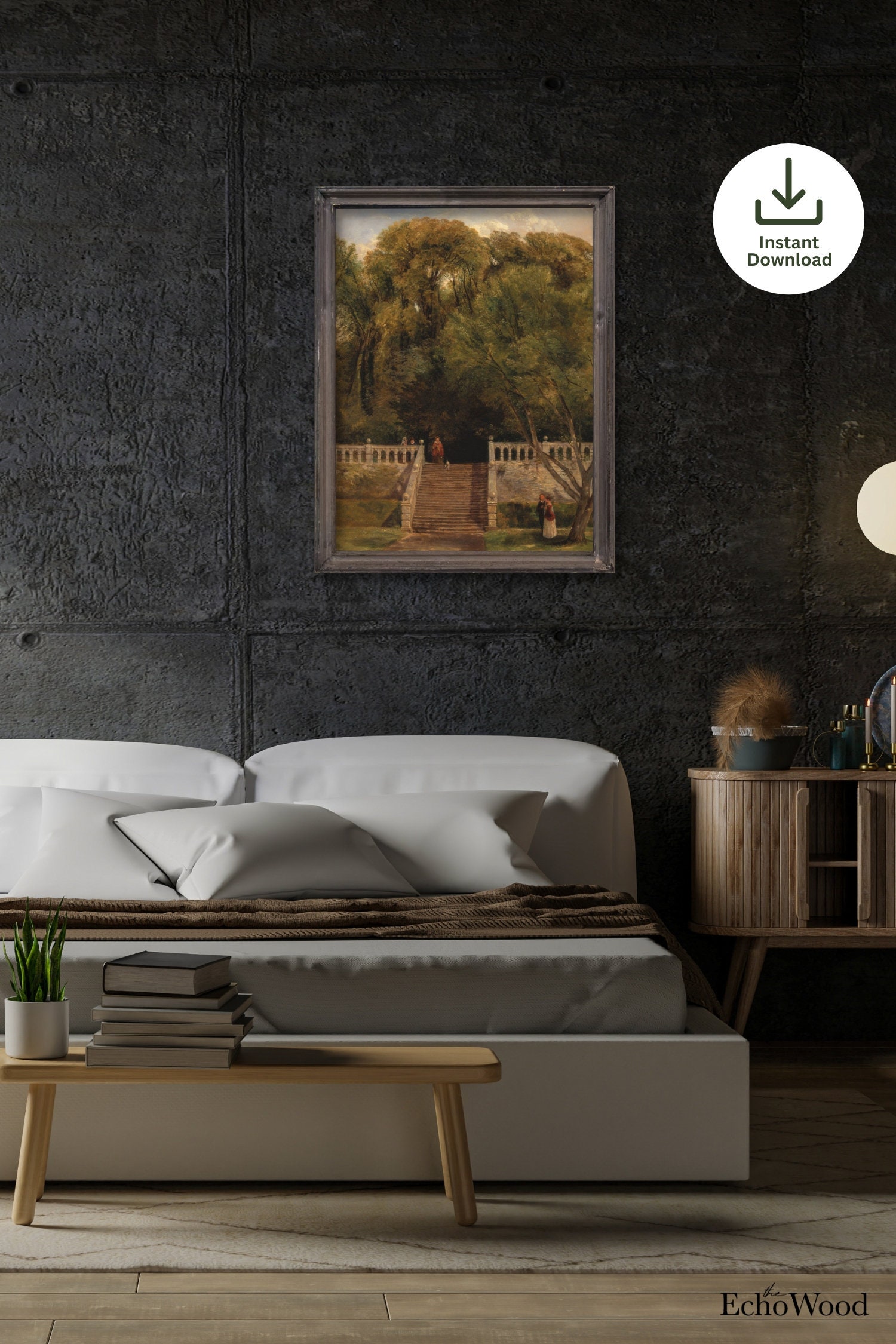 Dark Academia Printable Art, One Piece Poster, on the Terrace by ...