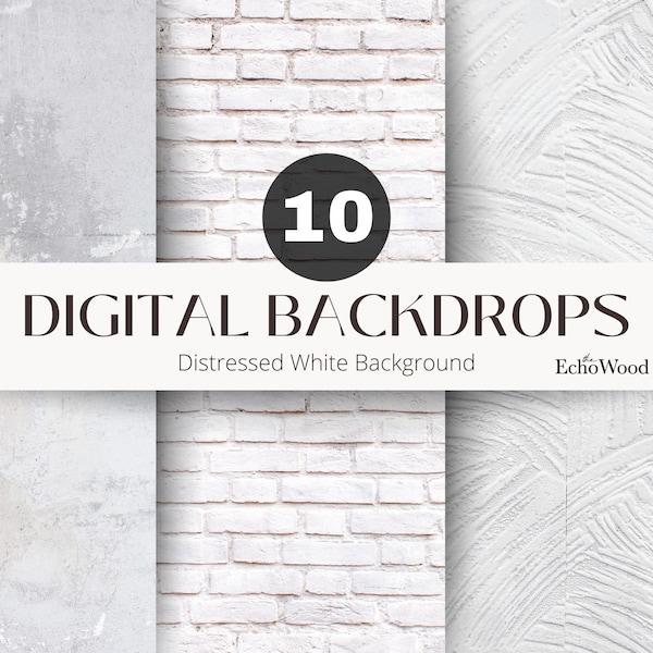 White Brick Backdrop - Etsy