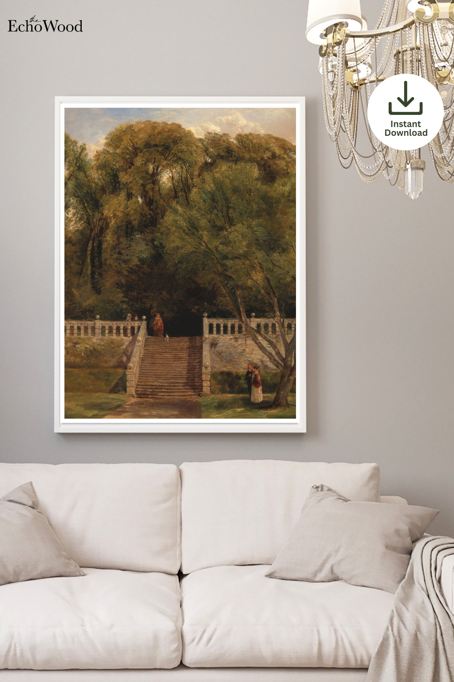 Dark Academia Printable Art, One Piece Poster, on the Terrace by ...