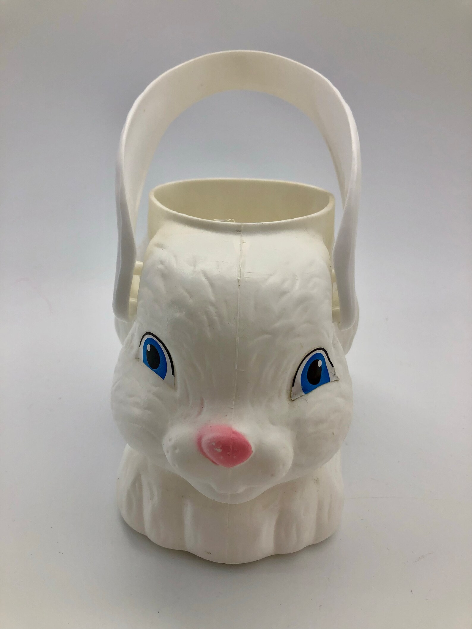Vtg. Empire Blow Mold Bunny Rabbit Basket Plastic Easter W/fillable ...