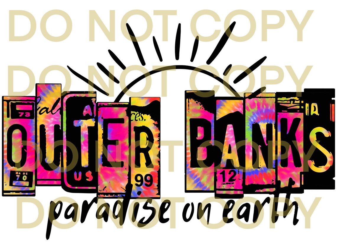 Outer Banks Paradise on Earth PNG - Etsy