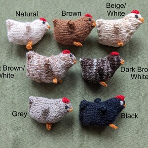 Mini Knitted Chickens DIGITAL PATTERN - Etsy