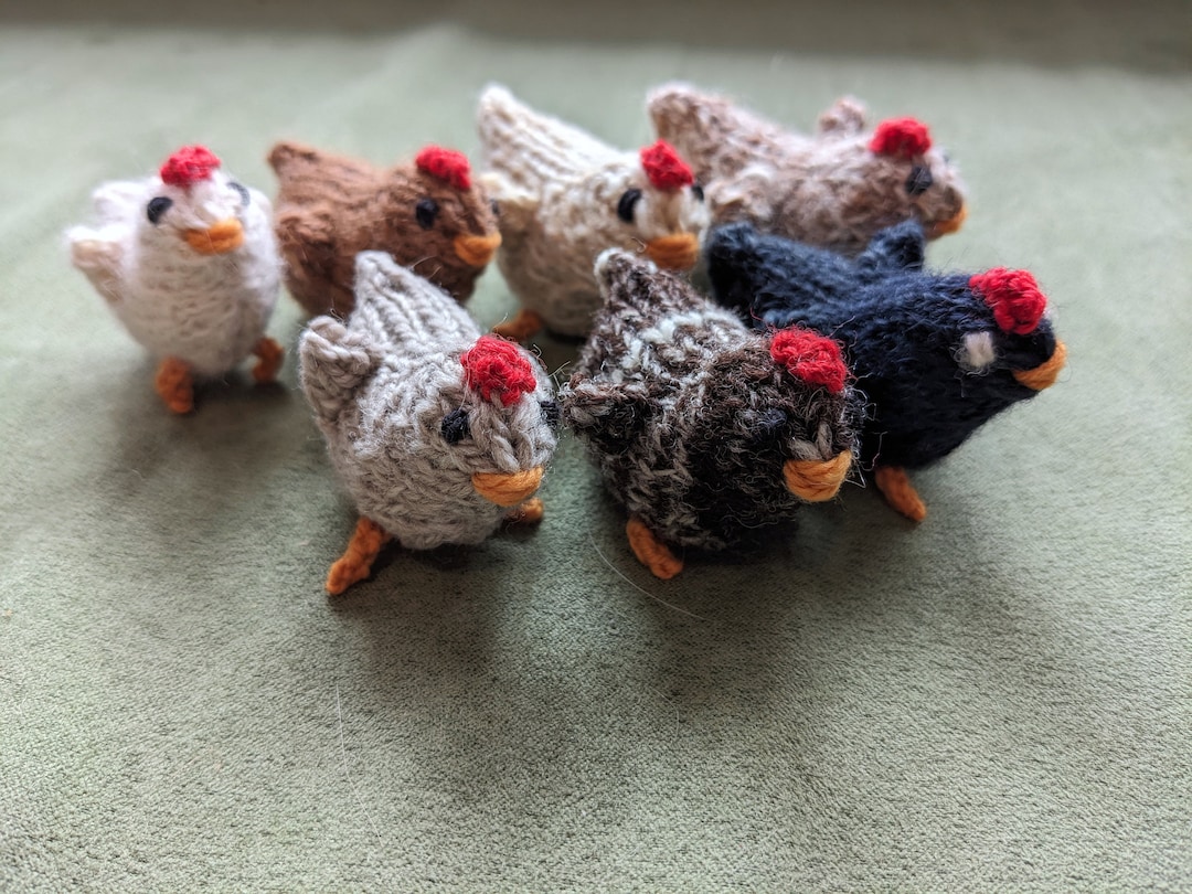 Mini Knitted Chickens - DIGITAL PATTERN - Etsy