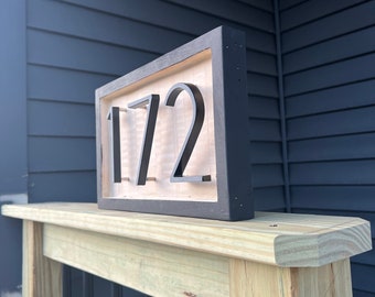 Personalised House Sign / Bespoke House Number / Address Plate - Etsy UK