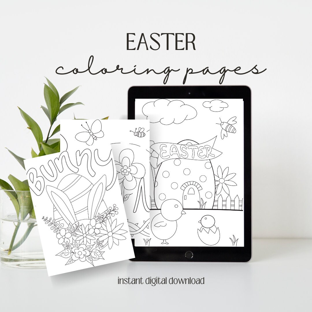 Easter Drawing Activities for Kids - Etsy