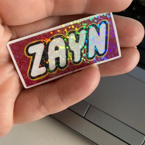 PERSONALISED NAME STICKERS - 12 Stickers Bundle/ Large Sticker ...