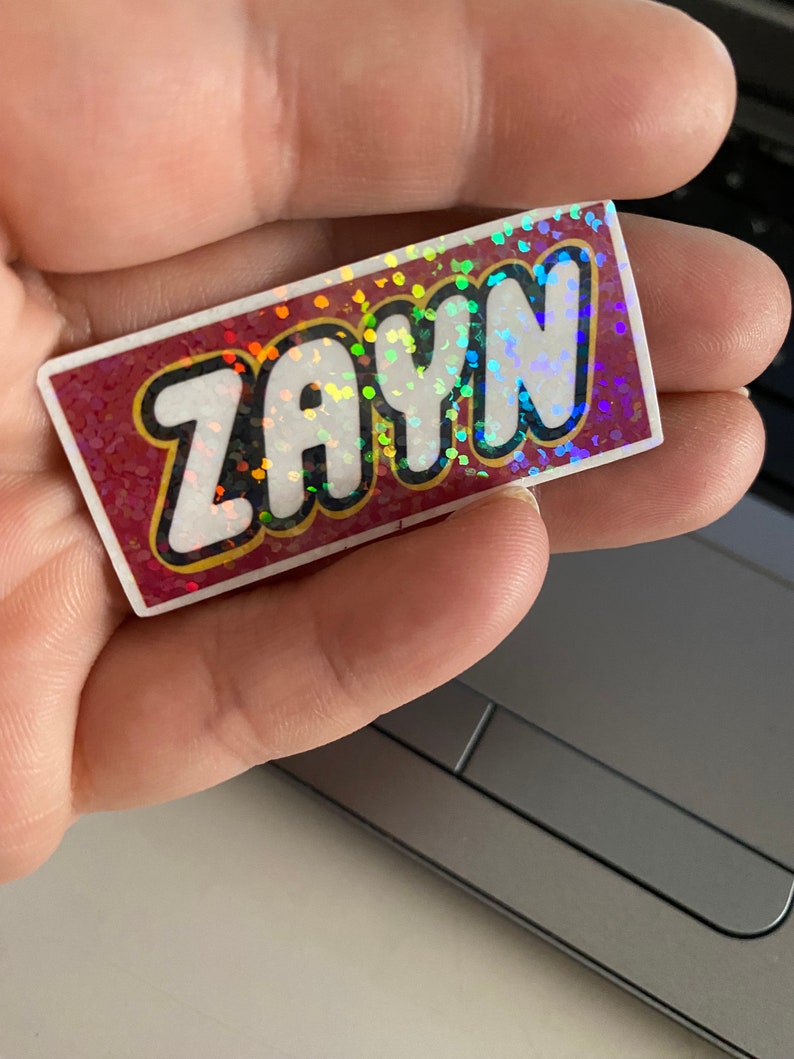 PERSONALISED NAME STICKERS - 12 Stickers Bundle/ Large Sticker ...