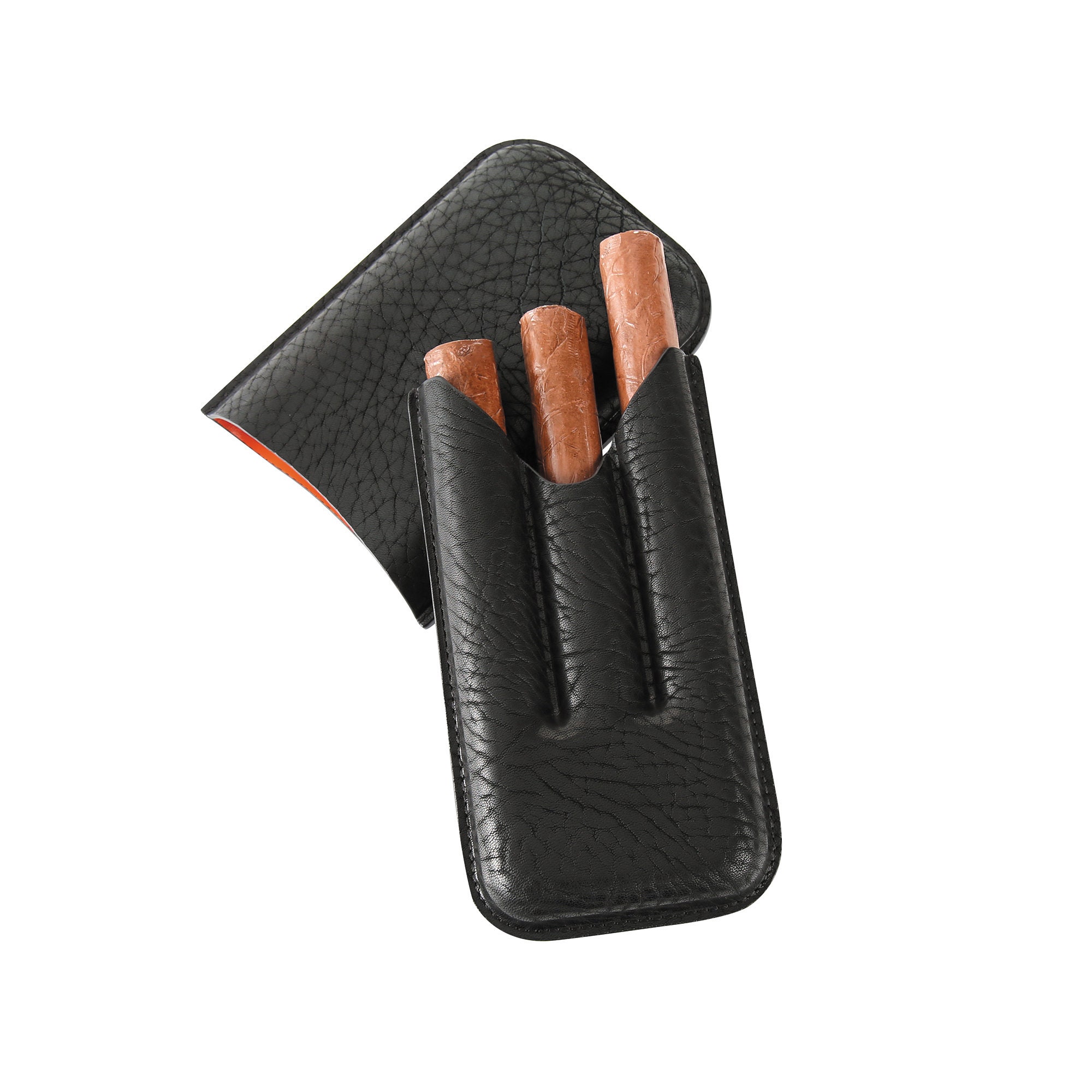 Africa Bison Cowhide.personalized Cigar Case, Handmade Leather Cigar ...