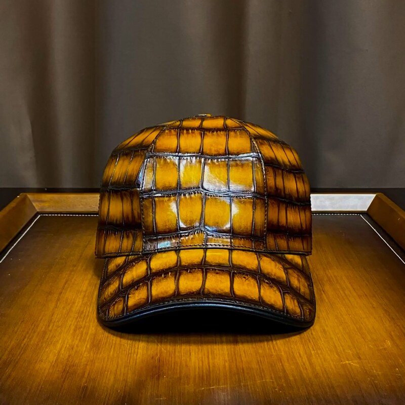 Leather Baseball Cap - Etsy