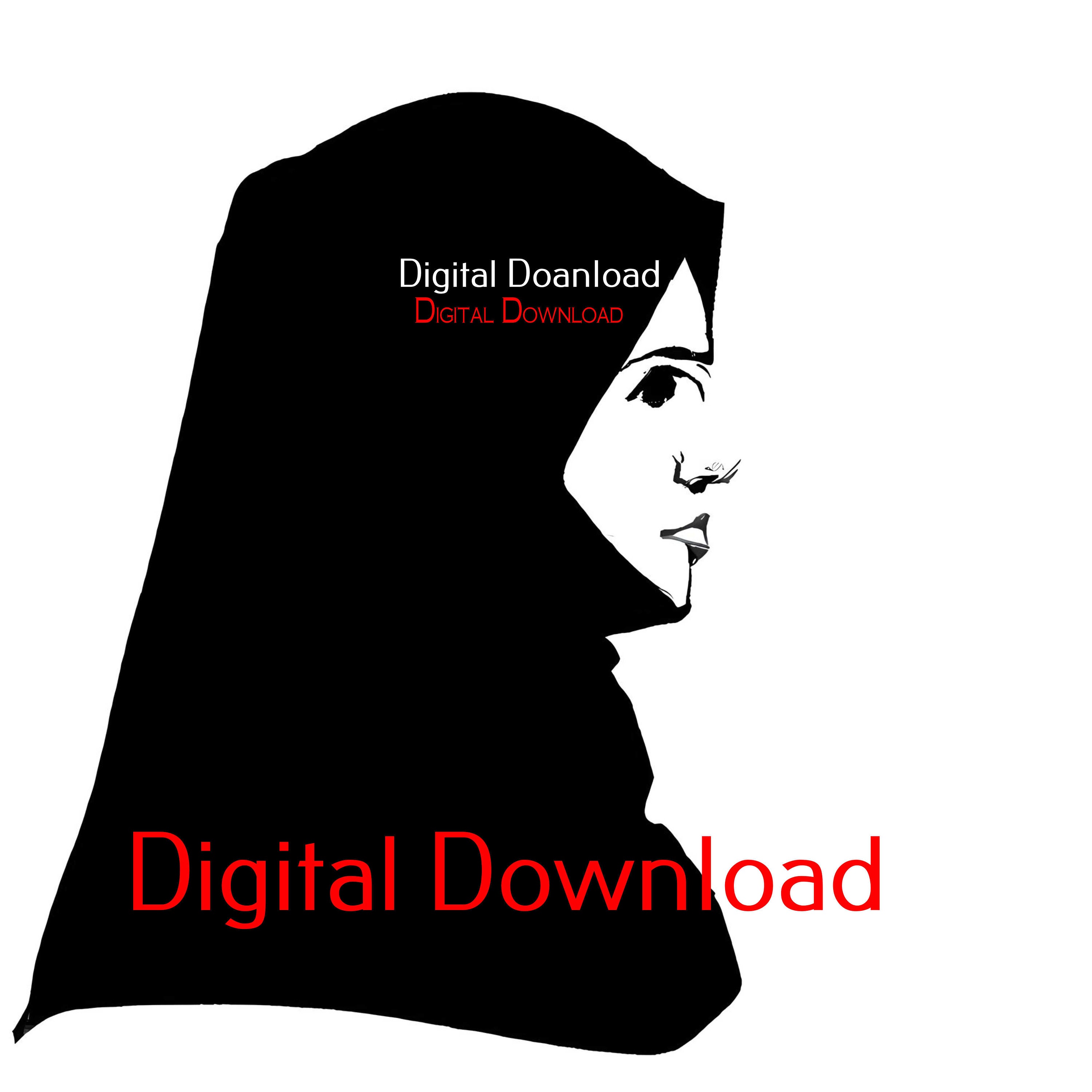 Silhouette Faces -high Quality Digital Download - Etsy