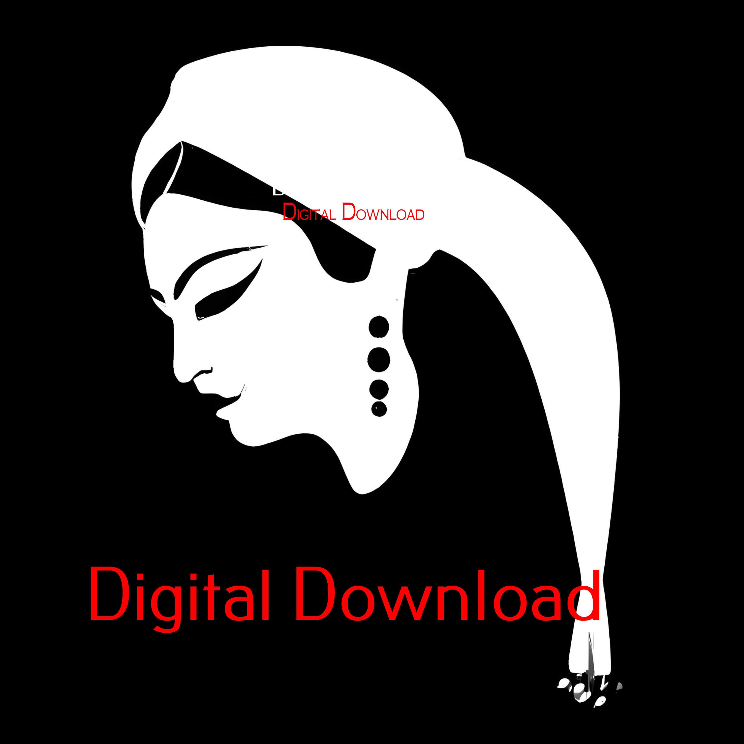 Silhouette Faces -high Quality Digital Download - Etsy