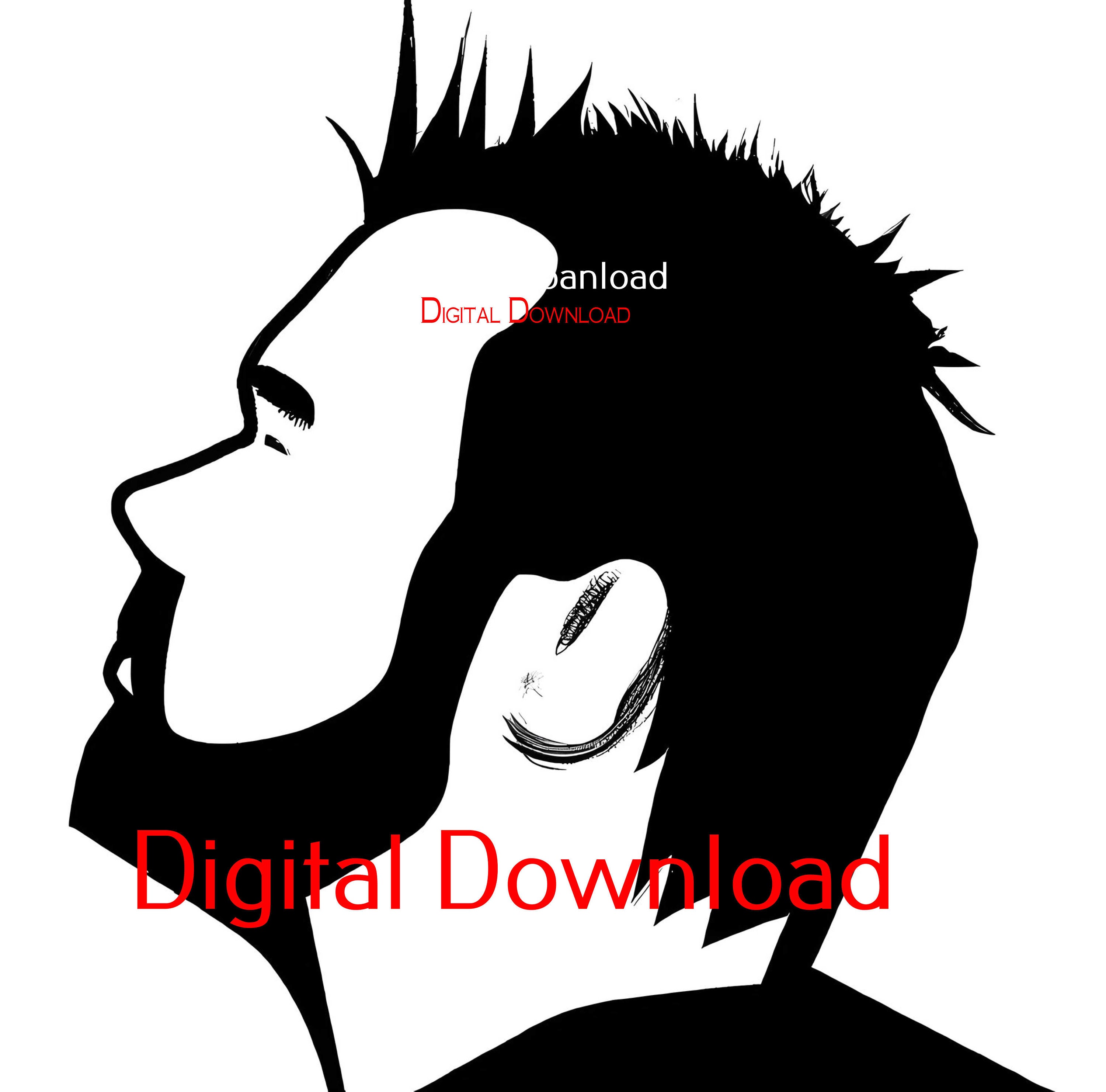 Silhouette Faces -high Quality Digital Download - Etsy
