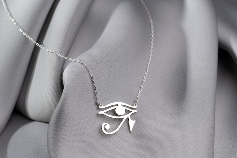 Eye of Ra Necklace Eye of Horus Pendant Egyptian Jewelry - Etsy
