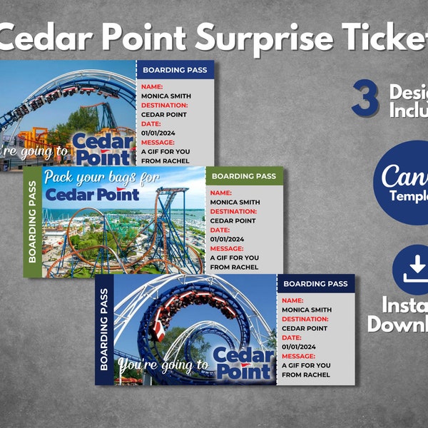 Cedar Point - Etsy