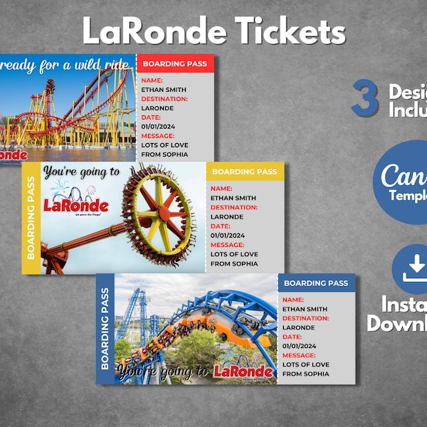 Six Flags Gift Voucher - Etsy