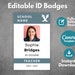 The Office Angela Martin Dunder Mifflin ID Badge Name Tag - Etsy