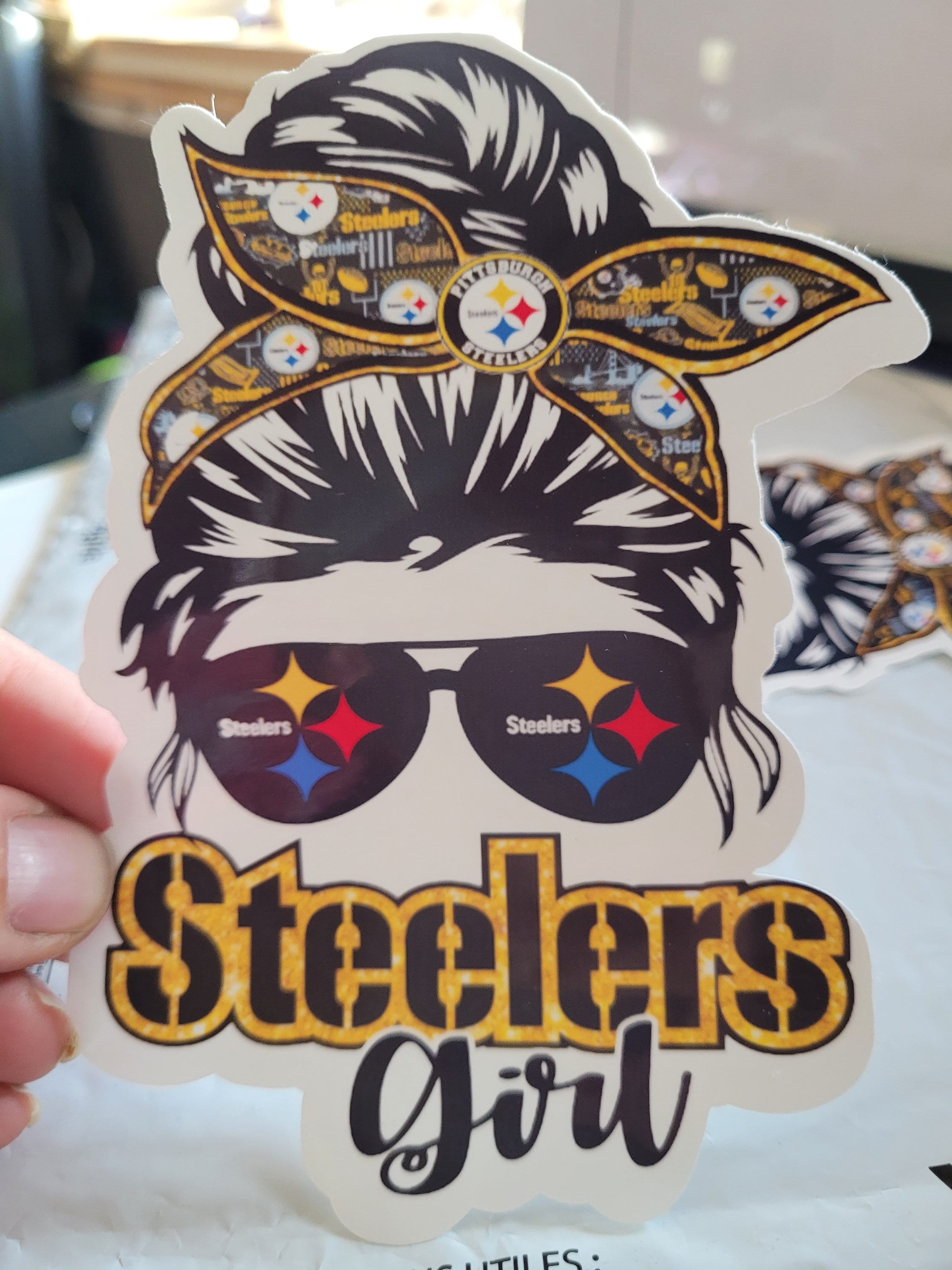 Messy Bun Sticker/decal - Etsy