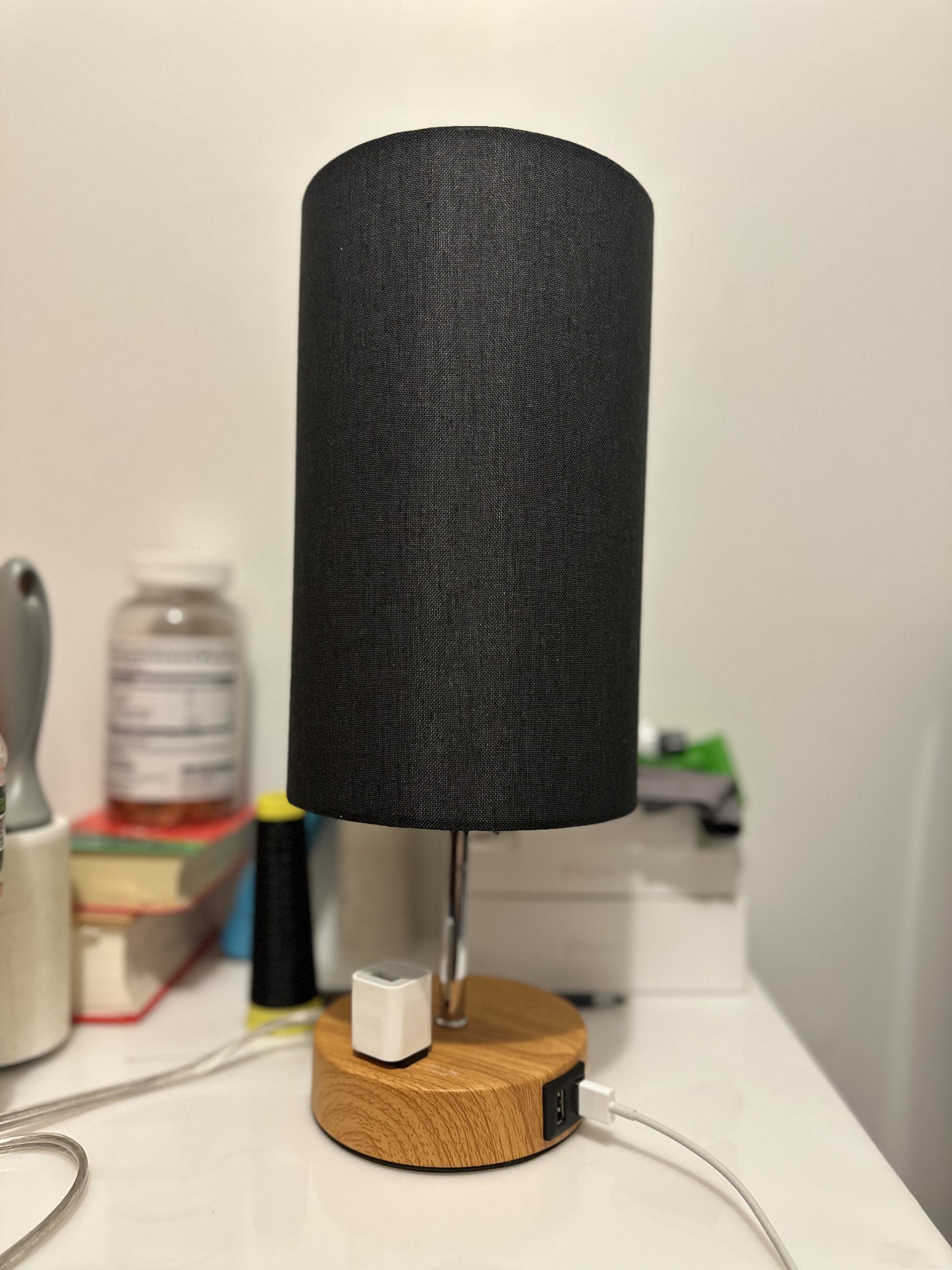 Touch Sensor Bedside Nightstand Table Lamp W/ 2 USB-A Charging - Etsy