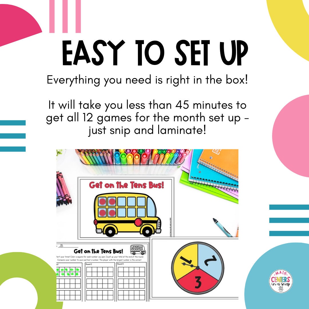 2nd Grade Math Centers | All Materials and Games Included | Centers in ...