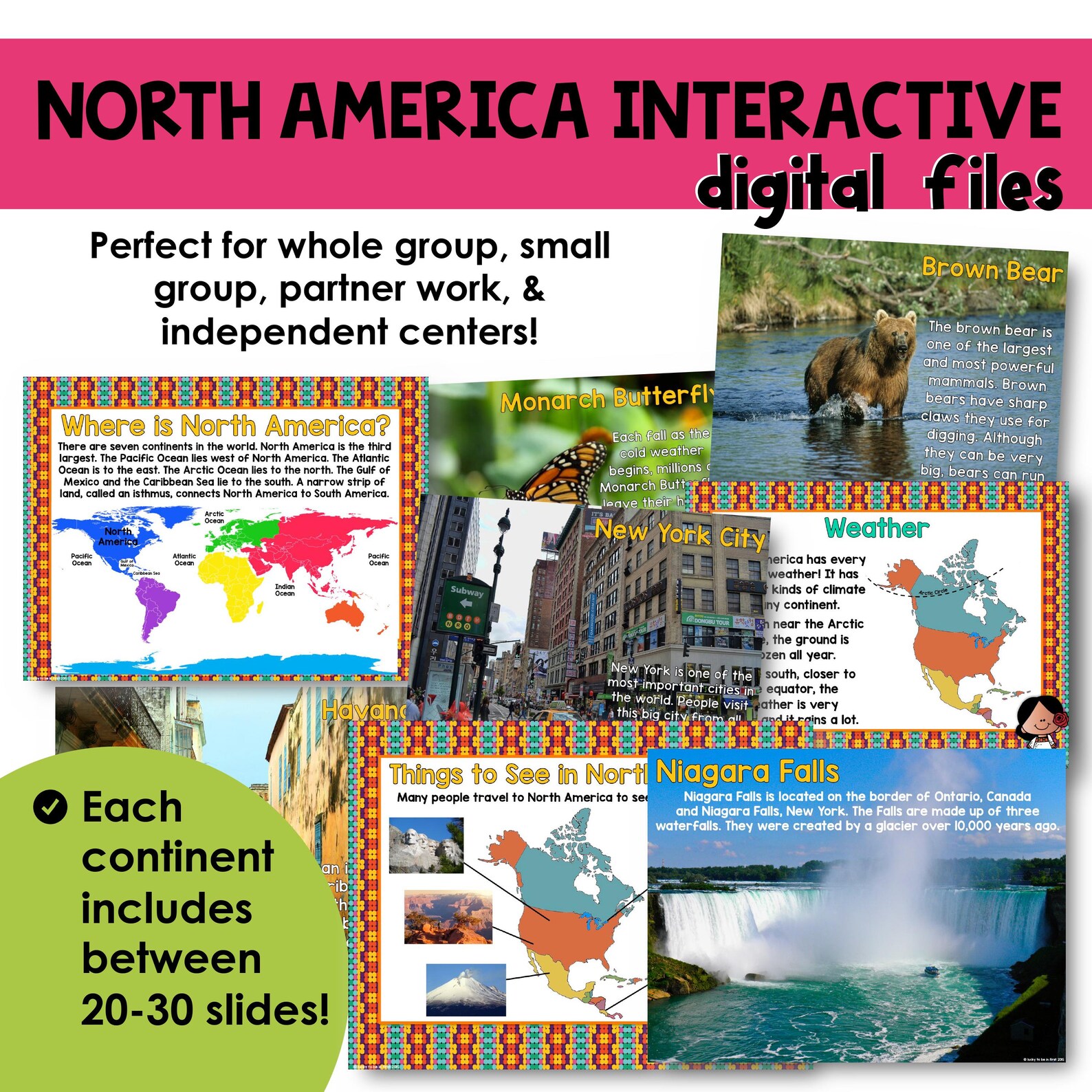 Seven Continents Unit, Powerpoint for 7 Continents, Homeschool Lessons ...