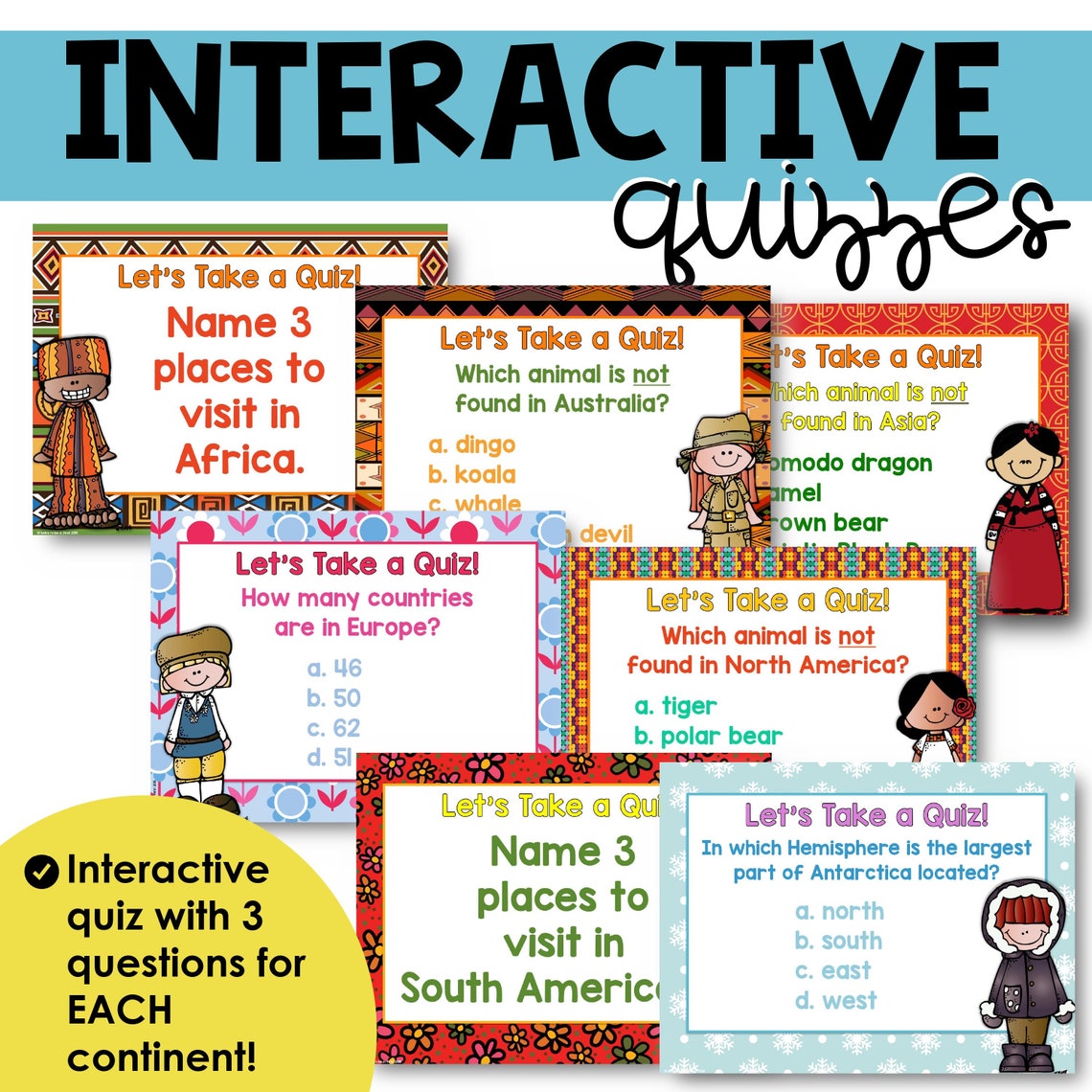 Seven Continents Unit, Powerpoint for 7 Continents, Homeschool Lessons ...