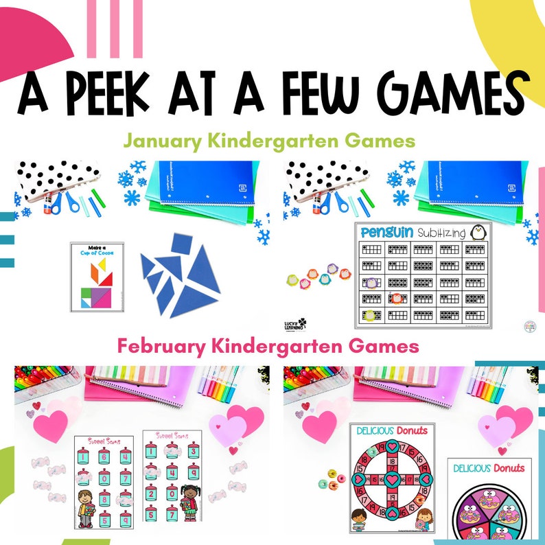 Kindergarten Math Centers | All Materials and Games Included | Centers ...
