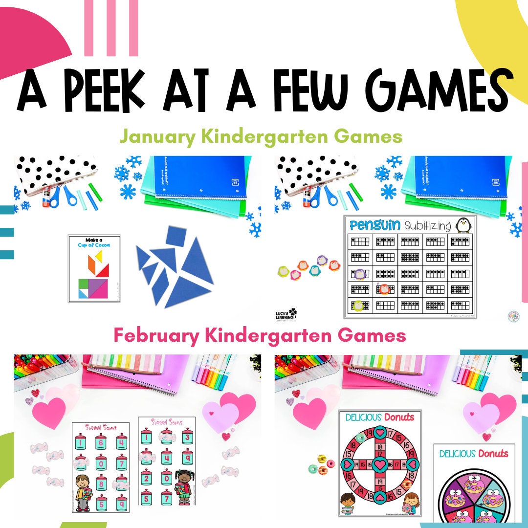 Kindergarten Math Centers | All Materials and Games Included | Centers ...