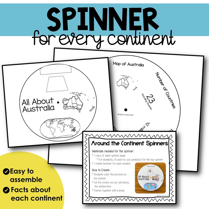 Seven Continents Unit, 7 Continents, Homeschool, - Etsy