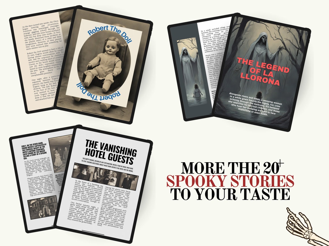 Top 20 Scariest Stories to Tell in the Dark Halloween Unique - Etsy Canada